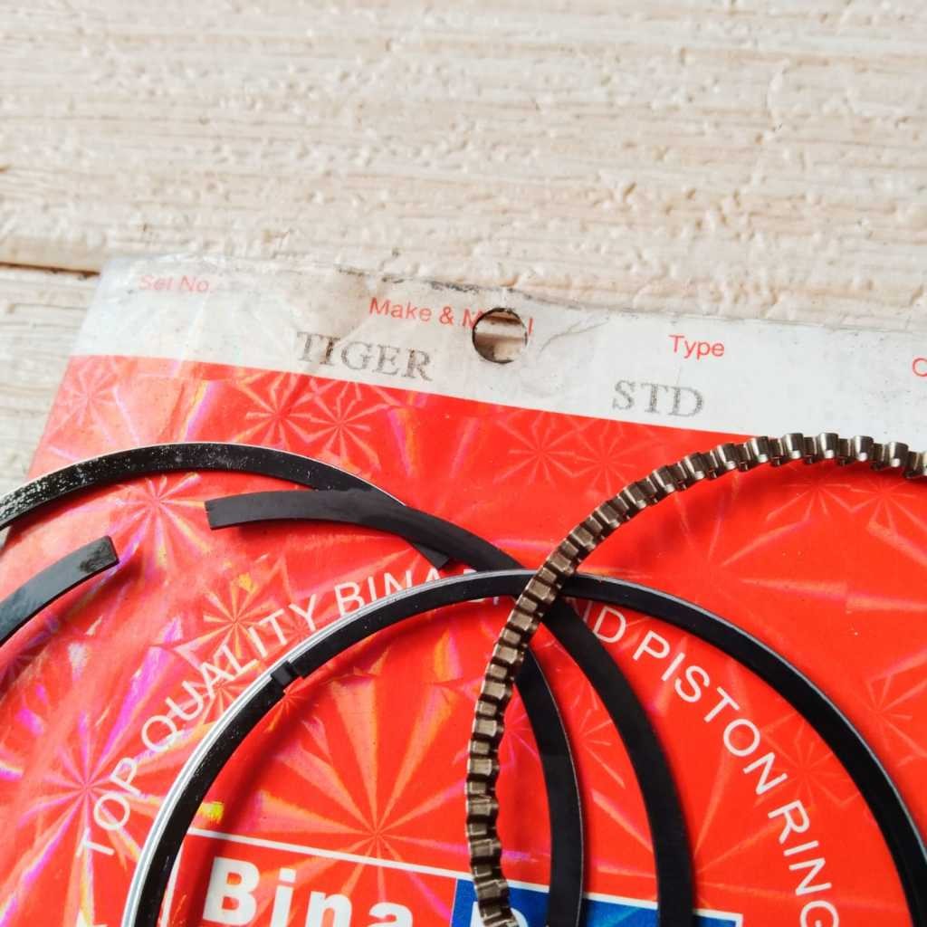 Jual NOS/SET RING PISTON BINA PARTS OS OVERSIZE STD HONDA TIGER ...