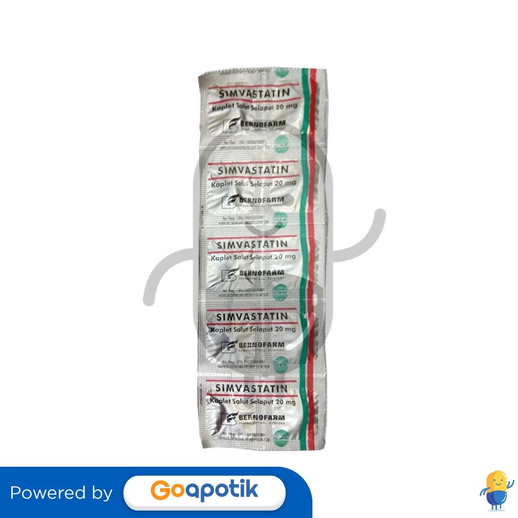 Jual Simvastatin Bernofarm 20 Mg Strip 10 Tablet | Shopee Indonesia