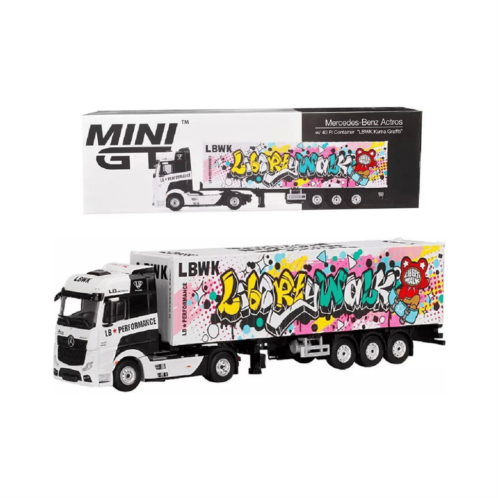 Jual MiniGT Mini GT Mercedes-Benz Actros With 40 Feet Container " LBWK ...