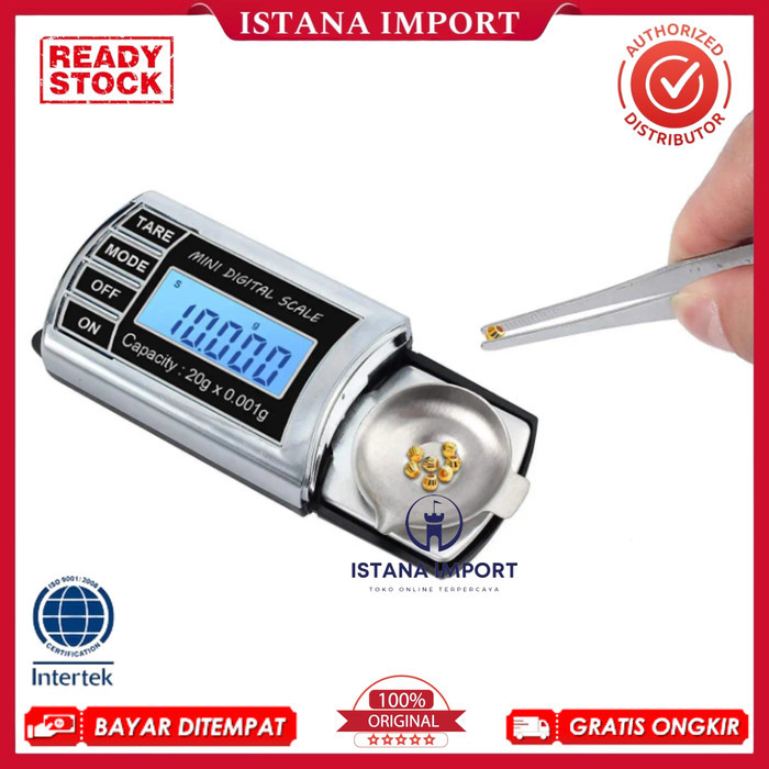 Jual Timbangan Digital 0.001g Miligram Akurasi 0.001 gram Obat Mg ...