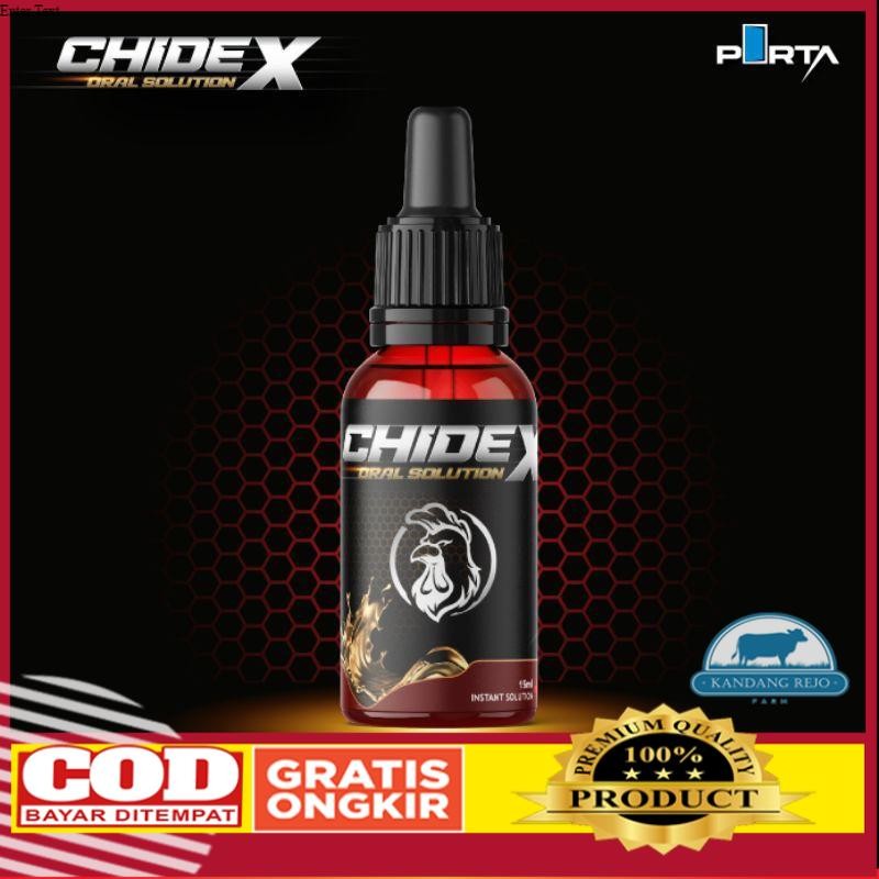 Jual CHIDEX Obat Ayam Ngorok Ampuh Crd Senot Pilek Flu Radang Tenggorokan Semua Jenis Ayam 15 ML ...