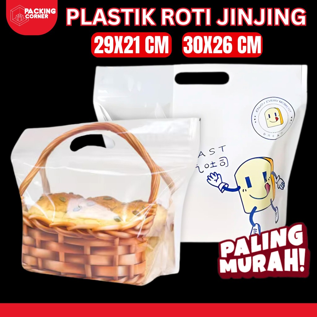 Jual Plastik Kantong Roti Tawar Ziplock Tenteng | Zipper Toast Bag ...