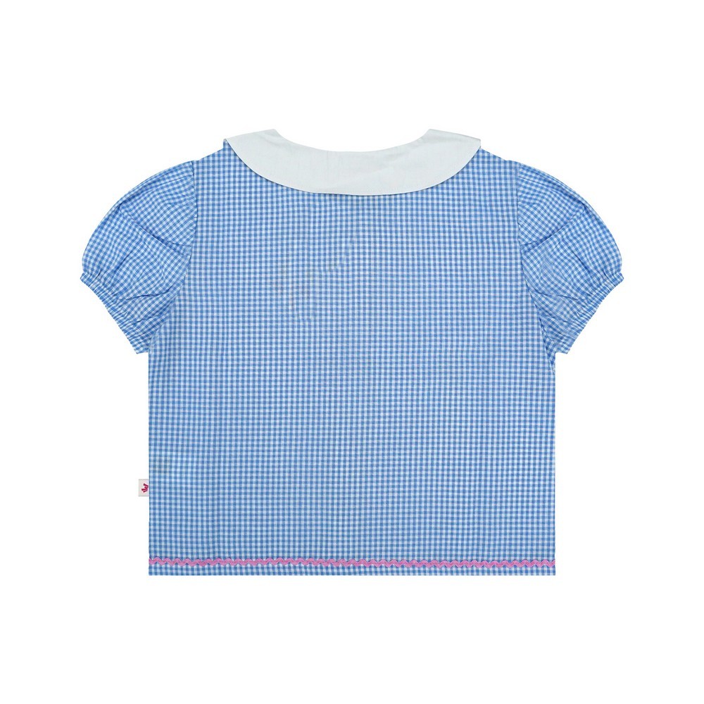 Jual 3Second Kids Kemeja Anak Perempuan Puffed Sleeve Kerah Peter Pan ...