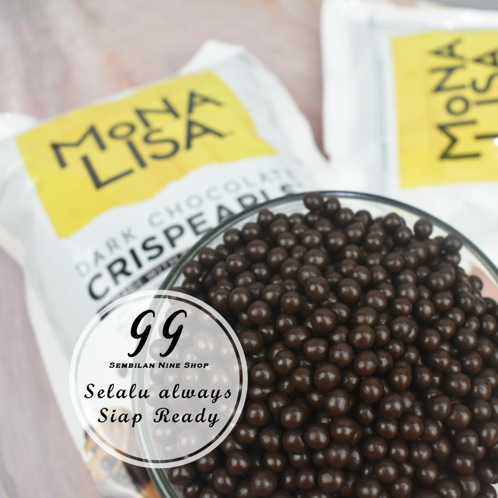 Jual MONA LISA 100 gram CRISPEARLS DARK Chocolate Monalisa Crispearl ...