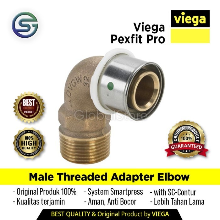 Jual MALE THREADED ADAPTER ELBOW 16mm 20mm 25mm / Elbow Drat Luar Pipa ...
