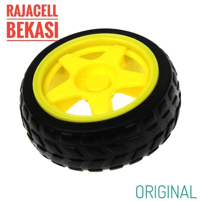 Jual AMD99 Roda Robot Smart Car Avoider Line Follower Whell Tyre Velg ...
