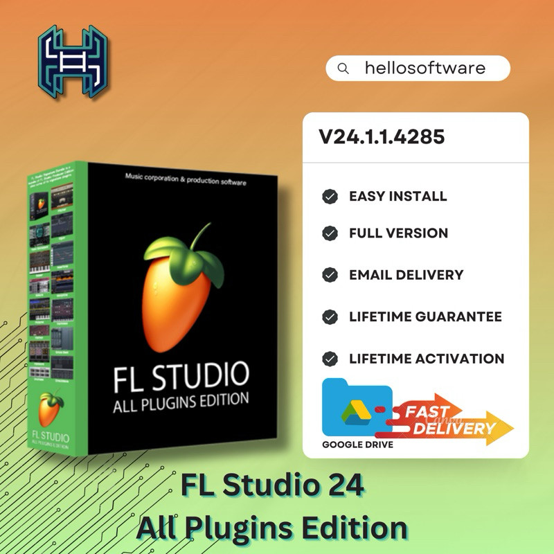 Jual FL Studio 24 All Plugins Edition 2024 v24.1.1.4285 Full Version ...