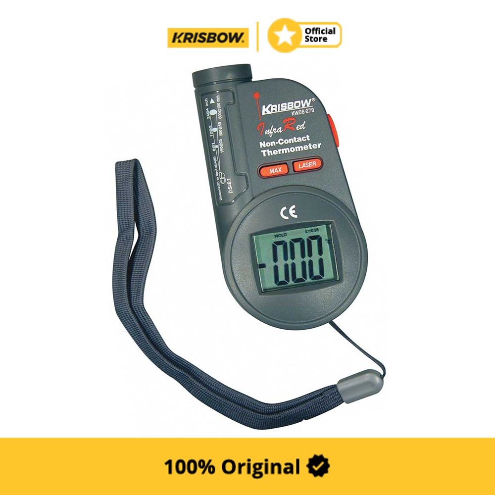Jual Krisbow Alat Ukur Pocket Infrared Thermometer (-50)-270 C | Shopee ...