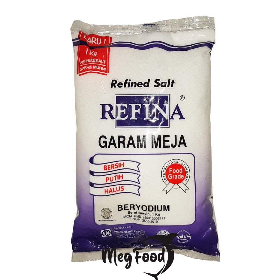 Jual Garam Refina 1 Kg | Garam Beryodium | Shopee Indonesia