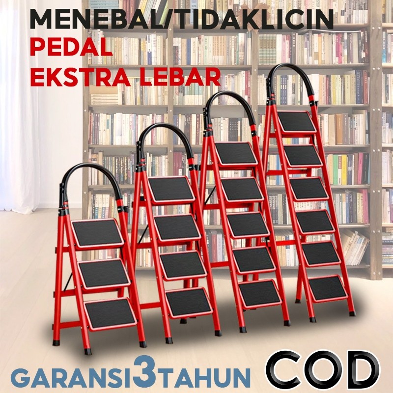 Jual Rumah Lipat Tangga Besi Lipat Household Steel Ladder Tangga 2/3/4 ...