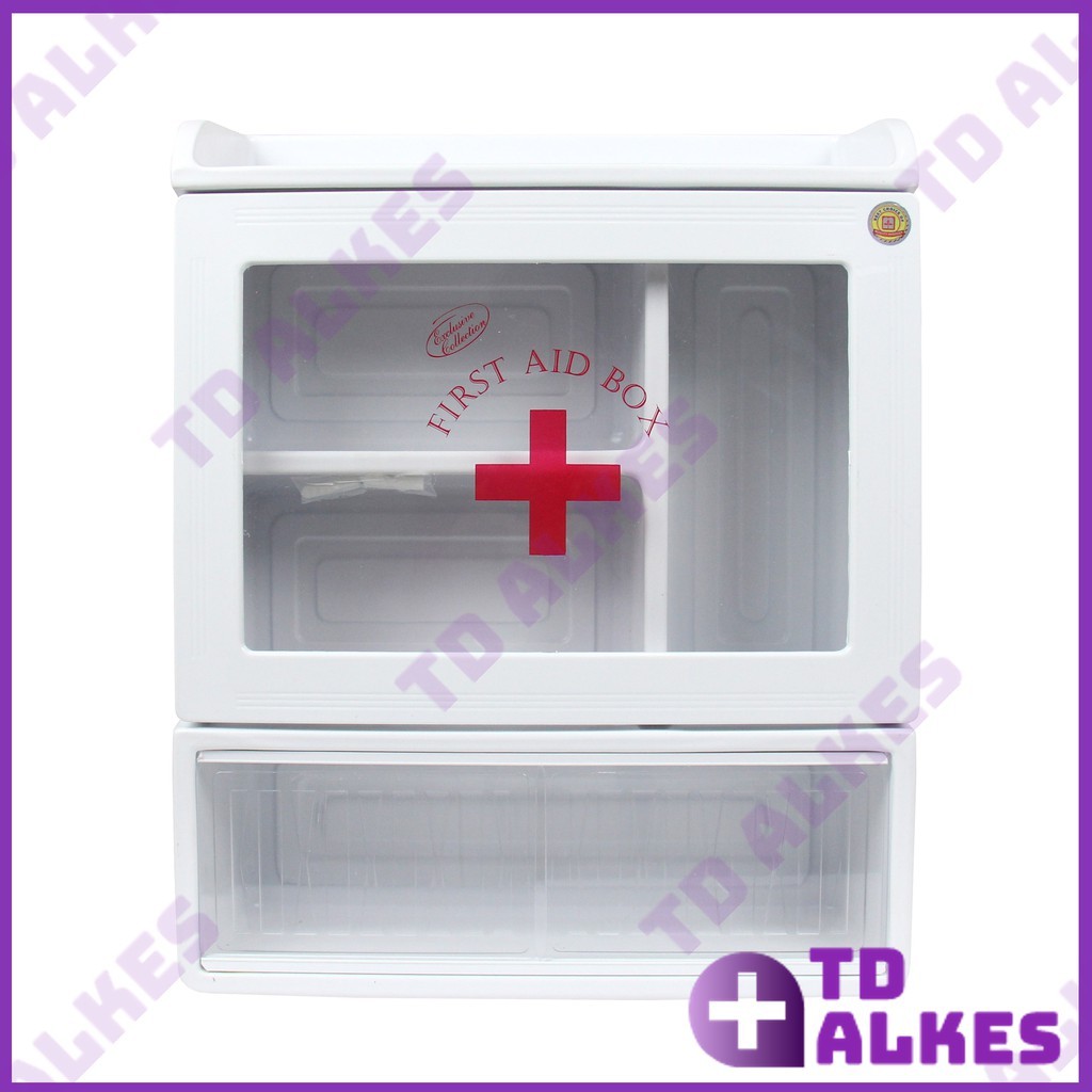 Jual Kotak Tempat Obat P3K Dinding First Aid Box Serbaguna Maspion MC ...