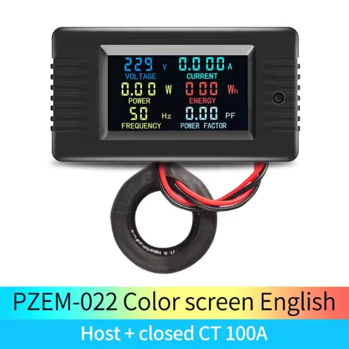 Jual Peacefair PZEM-022 AC 220V Energy Power Meter Pengukur KWH Daya ...