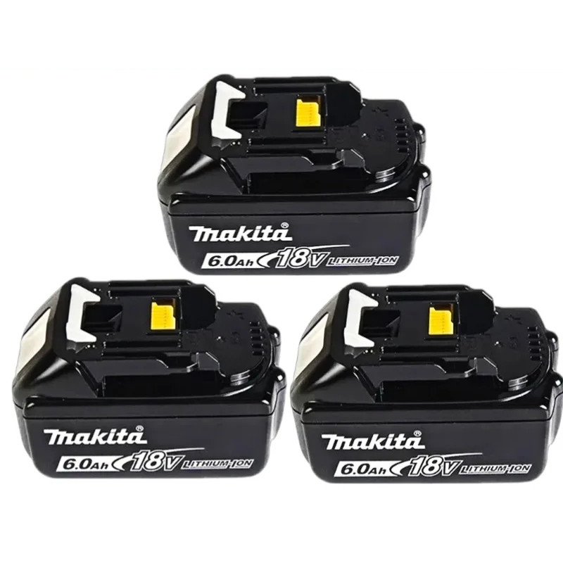 Jual Makita 18V 6000mAh Lithium ion Rechargeable Battery 18v drill Replacement Batteries BL1860 ...
