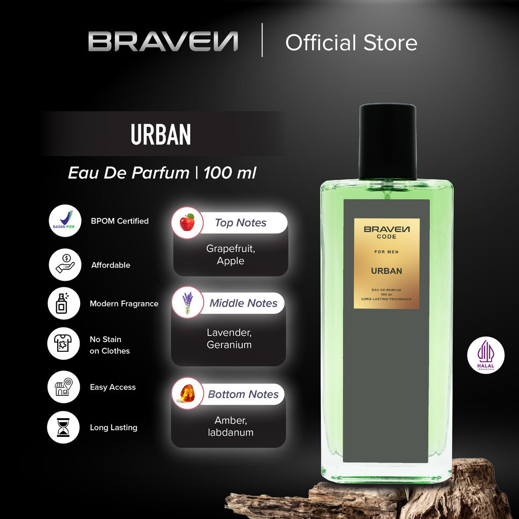 Jual Parfum Braven Code Eau de Parfum Series 100ml | Shopee Indonesia