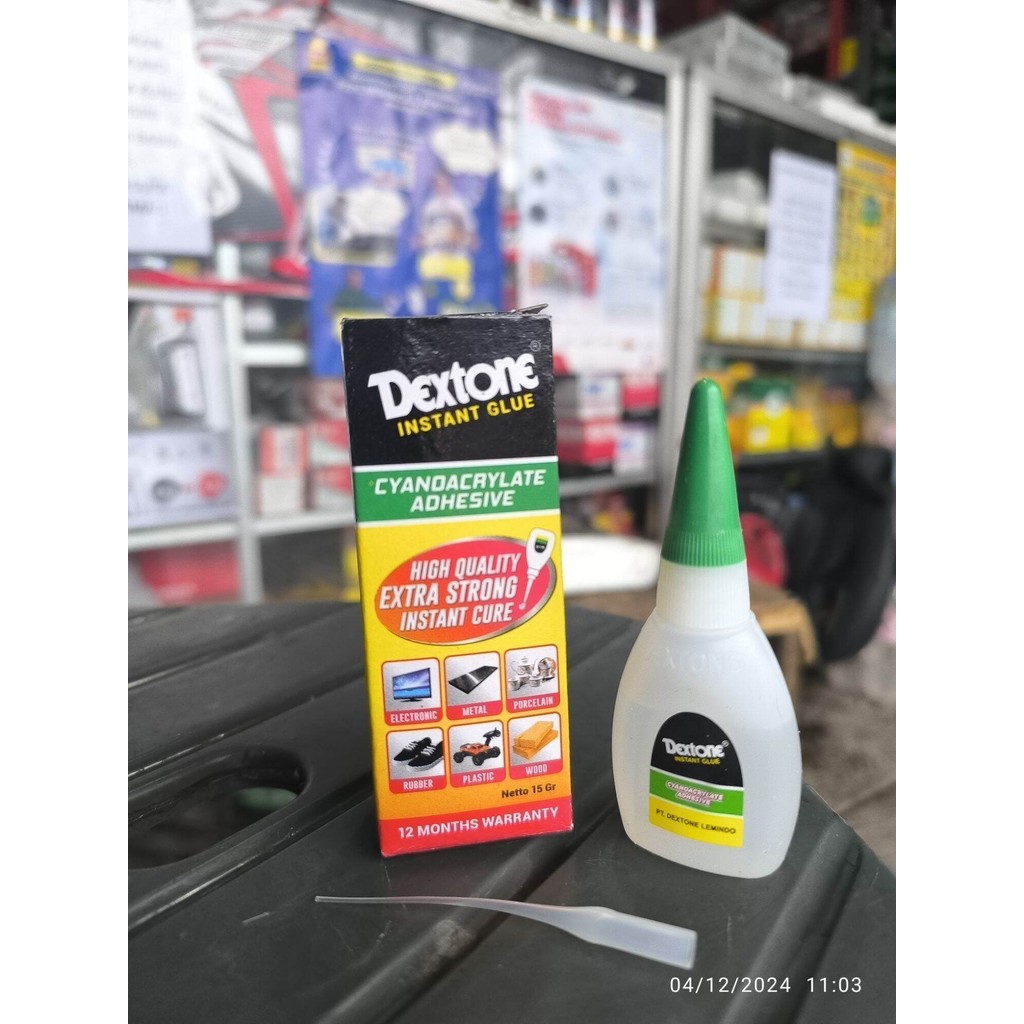 Jual LEM CAIR/INSTAN DEXTON POWER GLUE 15GRM | Shopee Indonesia