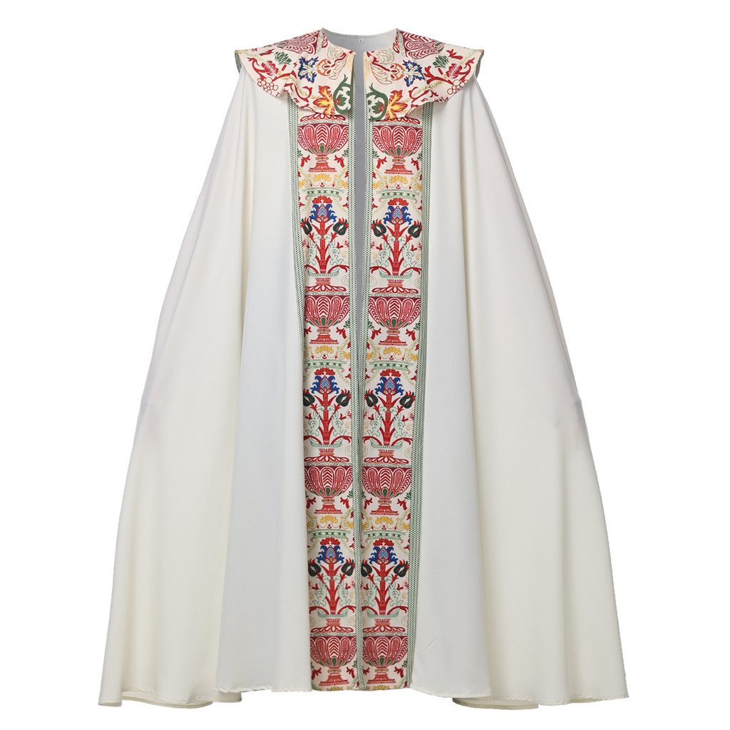 Jual Medieval Retro Church Shawl Cloak For Man Priest Knight Monk ...