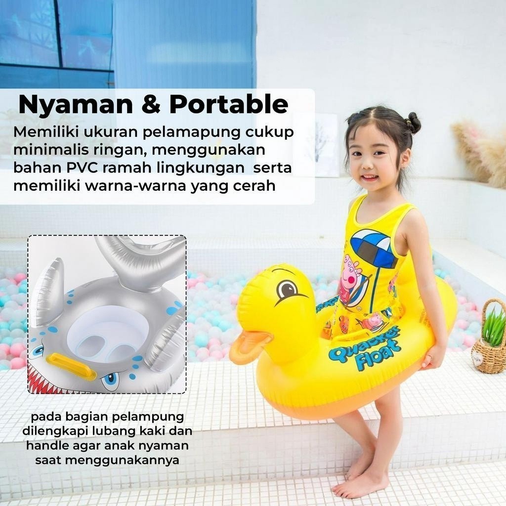 Jual Pelampung Ban Renang Anak Karakter / Ban Pelampung Ring Safety ...