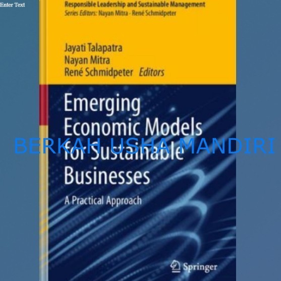 Jual BUKU Emerging Economic Models for Sustainable Businesses | Shopee Indonesia