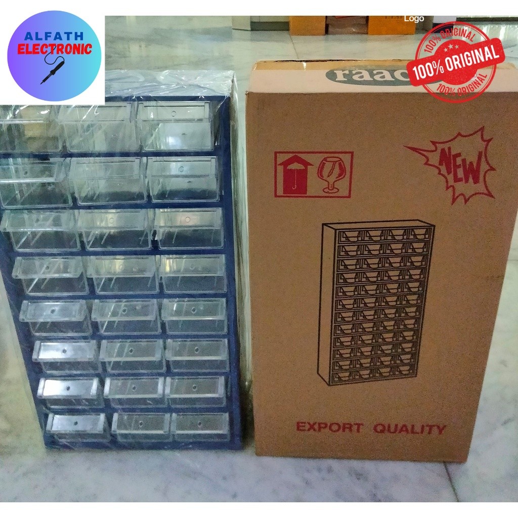 Jual RAK KOMPONEN 24 SLOT RAACO RACCO RAKO BESI LACI ISI 24 KUALITAS ...