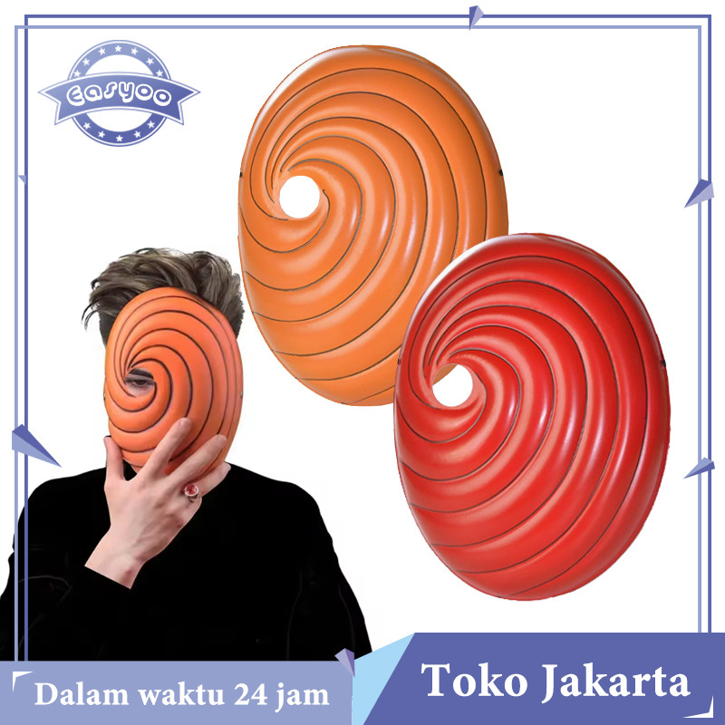 Jual Masker Obito Uchiha Topeng Cosplay Anime Obita Cosplay Naruto ...