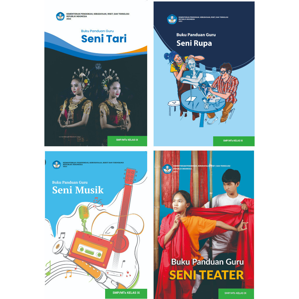 Jual Buku Panduan Guru Seni Rupa/Seni Musik/Seni Tari/Seni Teater untuk SMP/MTs Kelas IX ...
