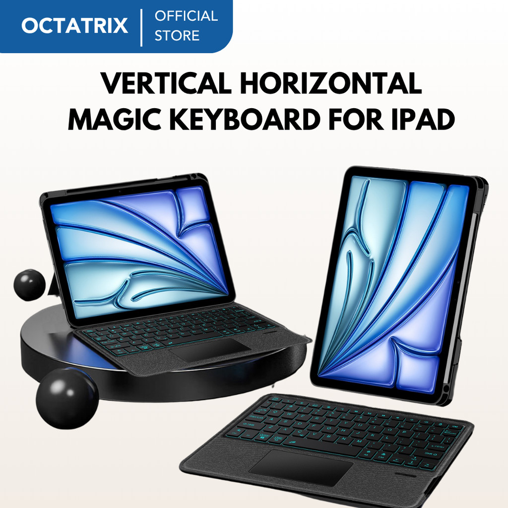 Jual Magic Keyboard Ipad Pro 11 Gen 10 9 8 7 Ultra Slim Wireless ...