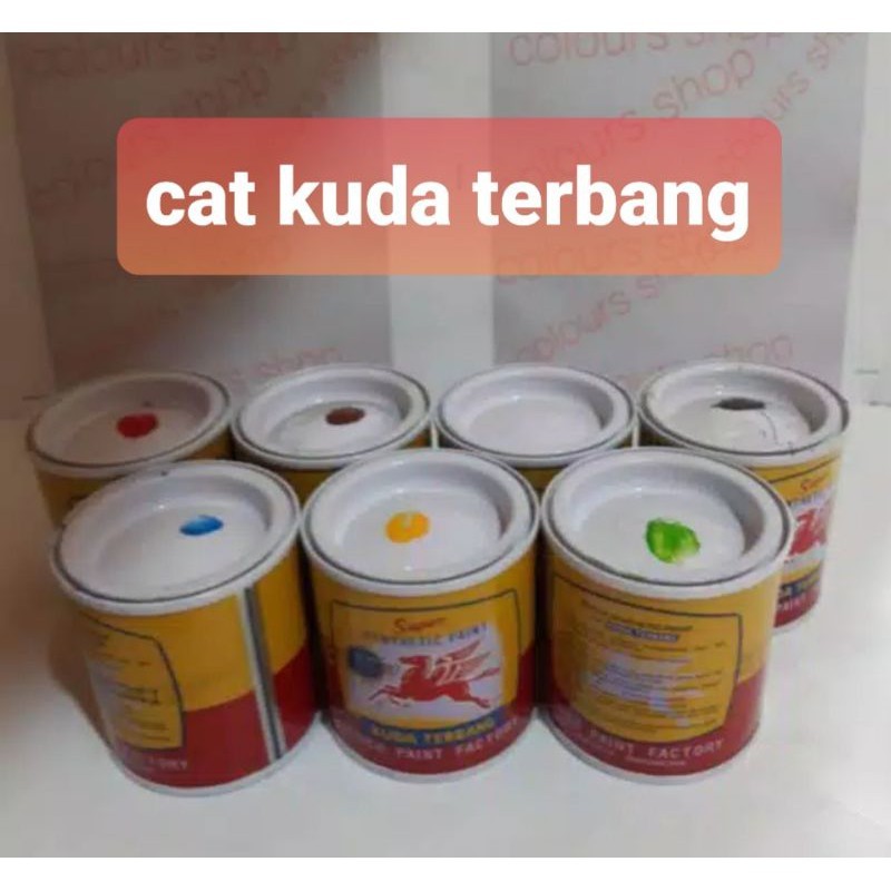 Jual CAT KAYU BESI KUDA TERBANG PUTIH/HITAM/KUNING/HIJAU/MERAH/BIRU ...