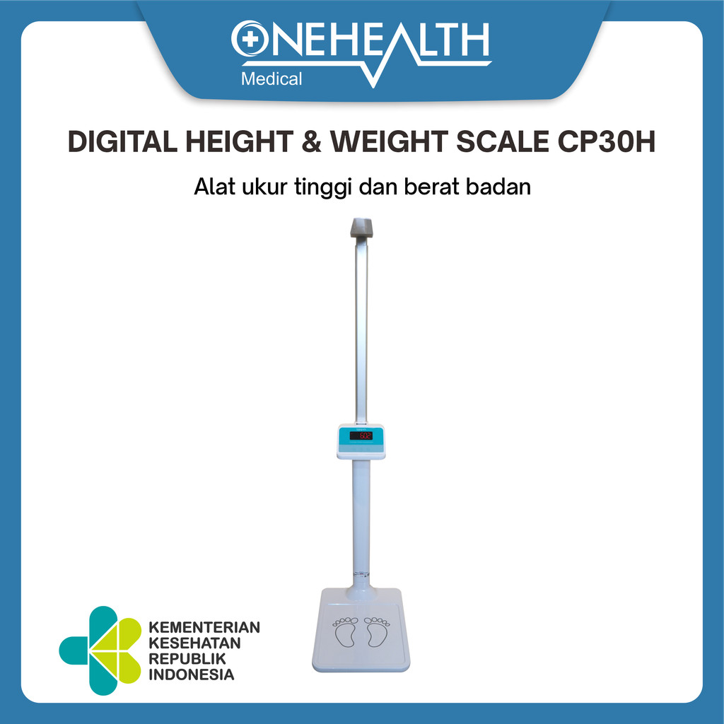 Jual Onehealth CP30H Timbangan Digital Height & Weight Scale Alat Ukur ...