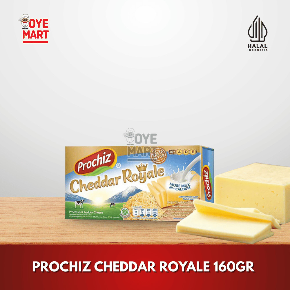 Jual PROCHIZ CHEDDAR ROYALE 160GR KEJU CHEDDAR | Shopee Indonesia