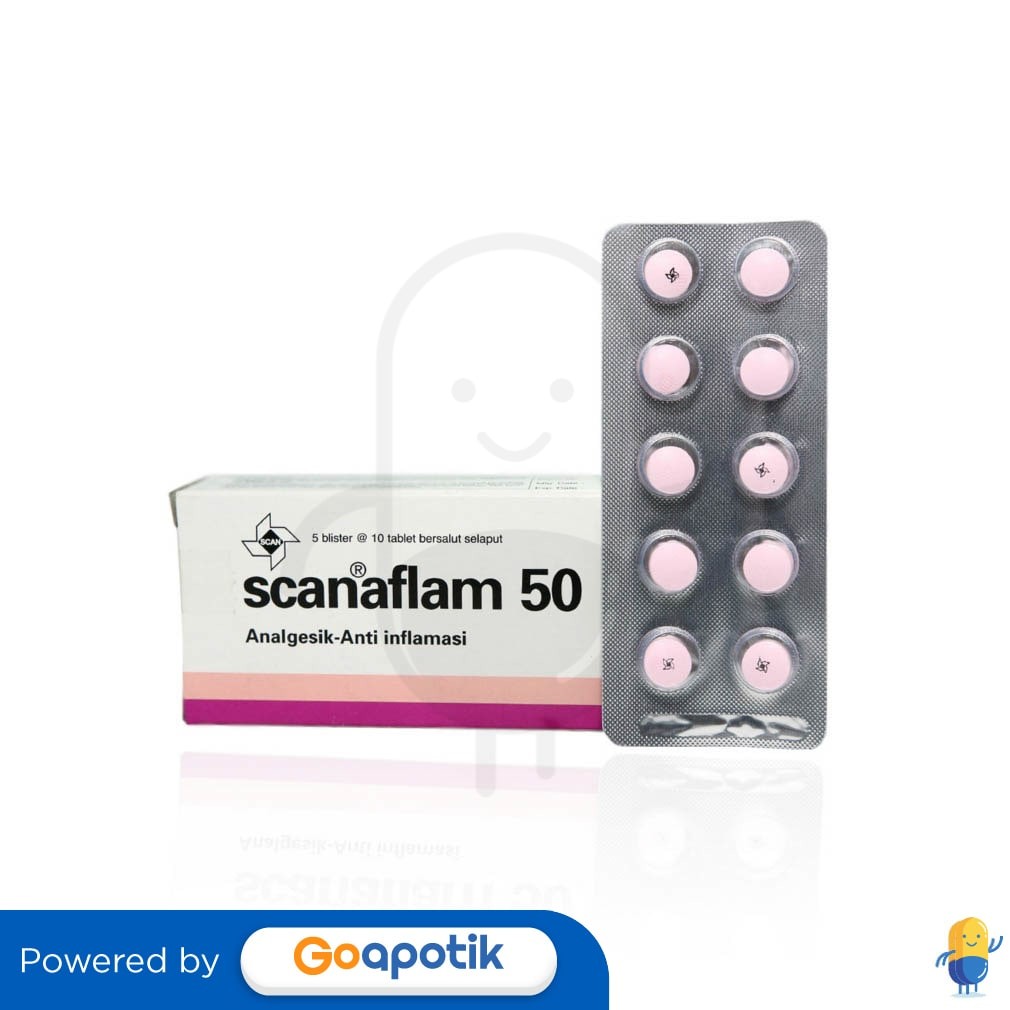 Jual Scanaflam 50 Mg Box 50 Tablet | Shopee Indonesia
