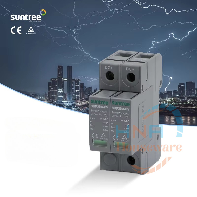 Jual SPD DC suntree PV surge protector 2P 500V 20-40kva SUP2H PV ...