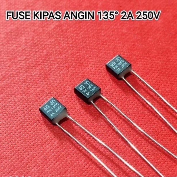 Jual Fuse Thermal Thermofuse Termofuse 2a 250v 135°c Kipas Angin ...