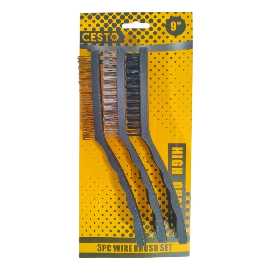 Jual Sikat Kawat Set 3 Pcs BESAR - Sikat Kawat Multifungsi 9" SIKAT ...