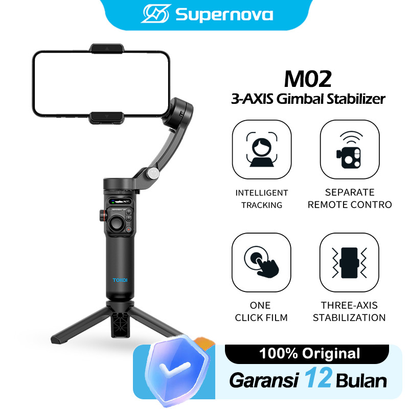 Jual Supernova M02 Gimbal 3 Axis hp Gimbal Stabilizer hp Smartphone ...