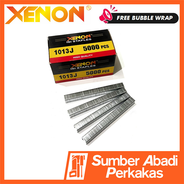 Jual XENON 1013J Isi Staples Mesin Paku Tembak U Mata Air Nailer Nail ...