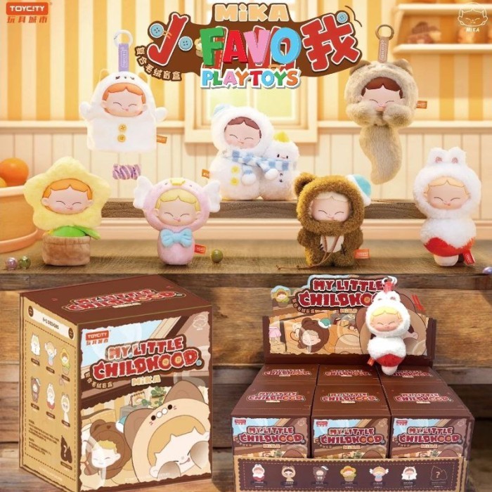 Jual Toy City Mika - My Little Childhood Series Plush Pendant Doll ...