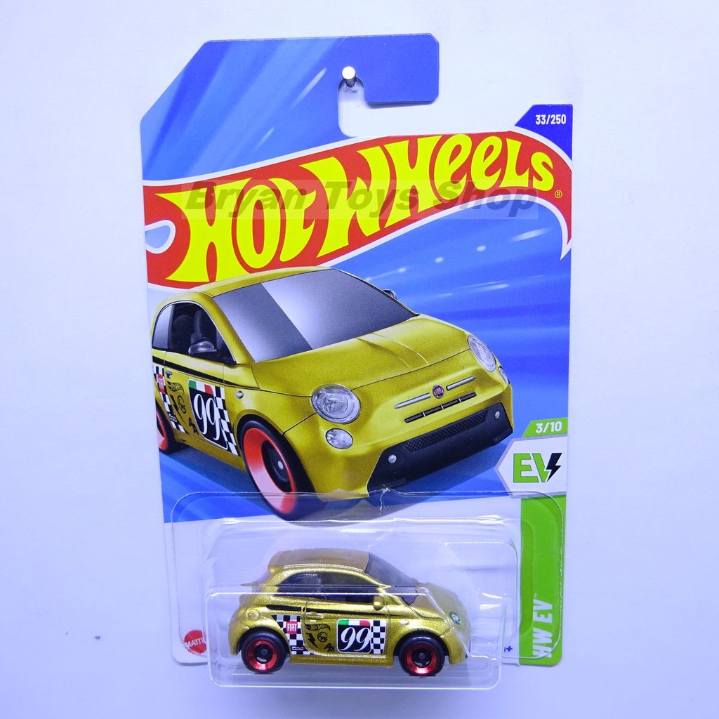 Jual Hot Wheels Fiat 500e Gold | Shopee Indonesia