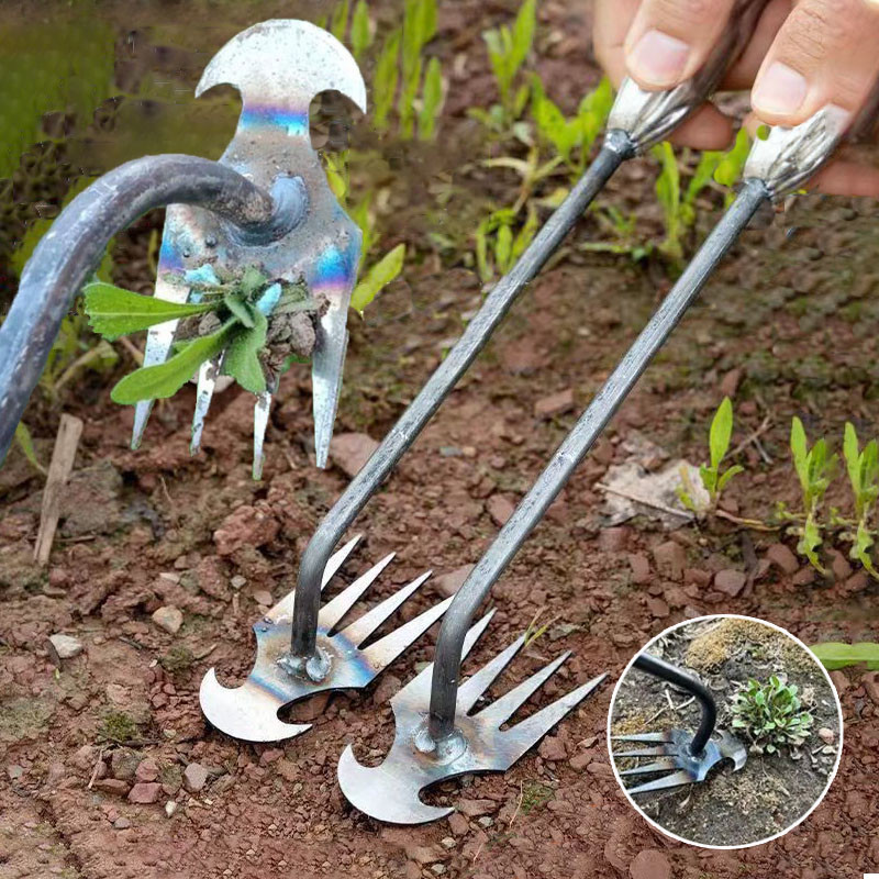 Jual 50CM Weeding Garu Harrow Manual Hoe Weeding Remover Multifungsi ...