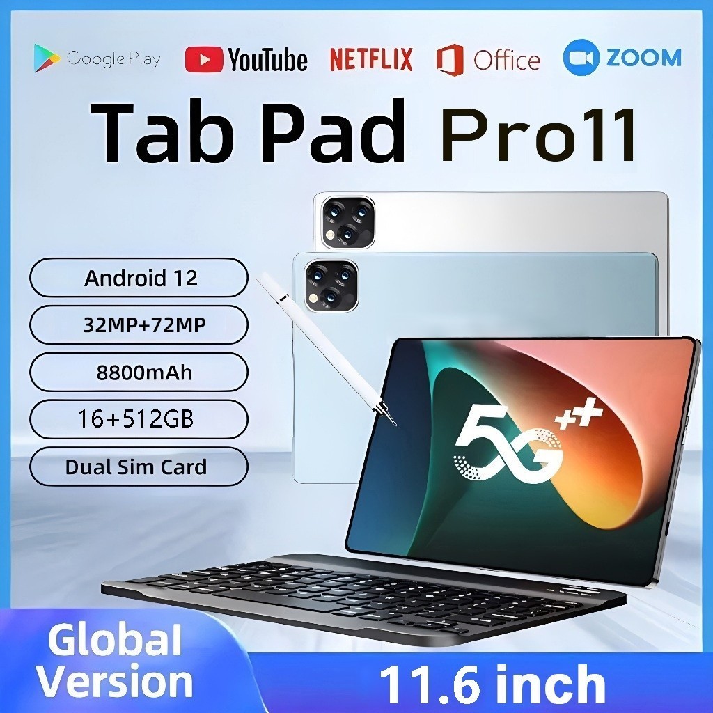 Jual Tablet murah baru 11.2inch Tab Pro11 layar definisi tinggi ...