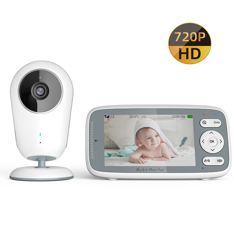 Jual 4Inch 720PWireless Long Distance Digital Baby Monitor Temperature ...