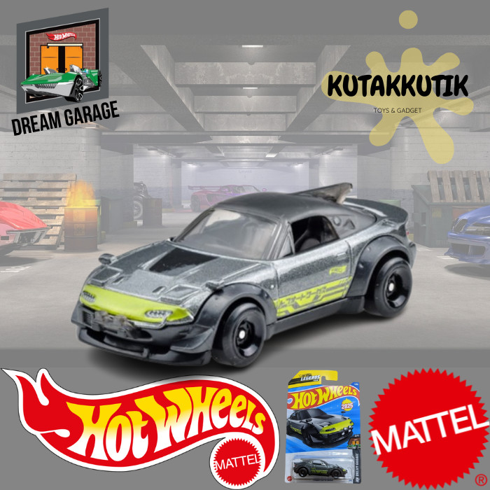 Jual Hotwheels Mobil Balap Sedan Mazda MX-5 Miata Abu Metalik Lot B ...