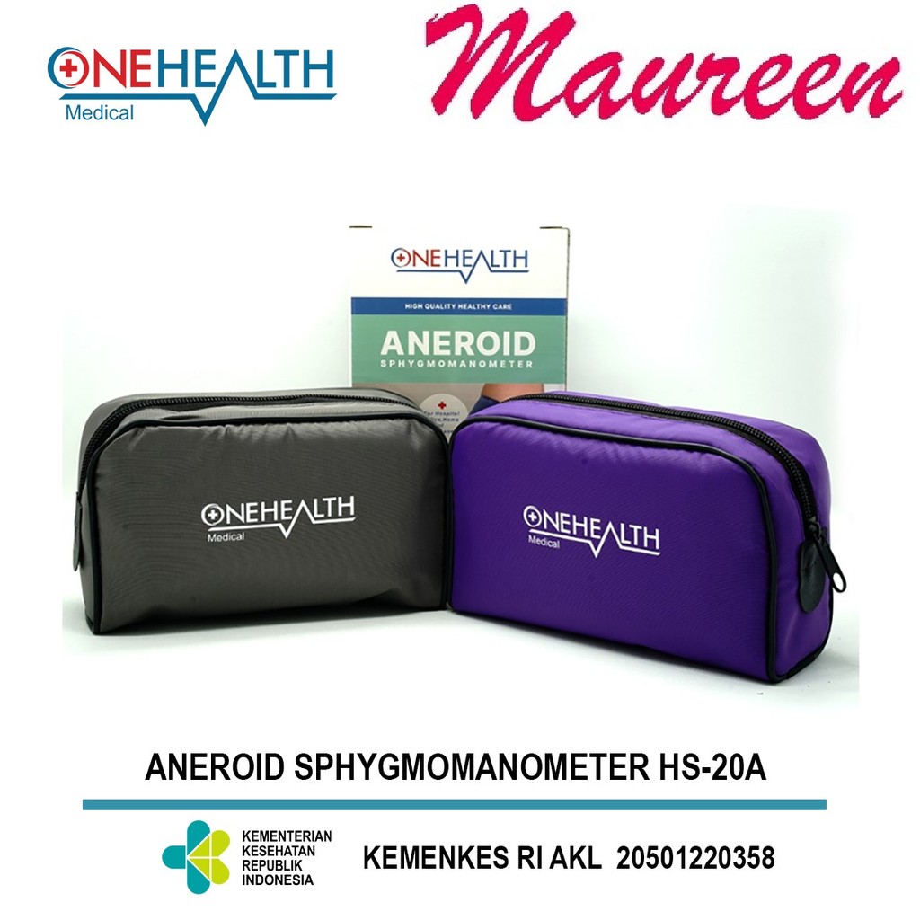 Jual [ COD] ONEHEALTH Tensi Aneroid HS 20A Tensimeter Kompas Jarum One Health HS-20A | Shopee ...