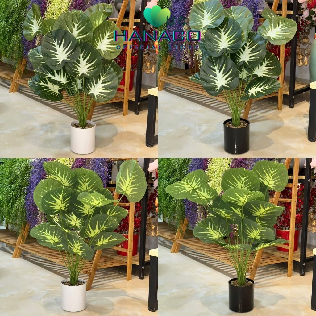Jual HANACO - DAUN LEAF AGLONEMA ARTIFICIAL DAUN PLASTIK POT BUNGA ...