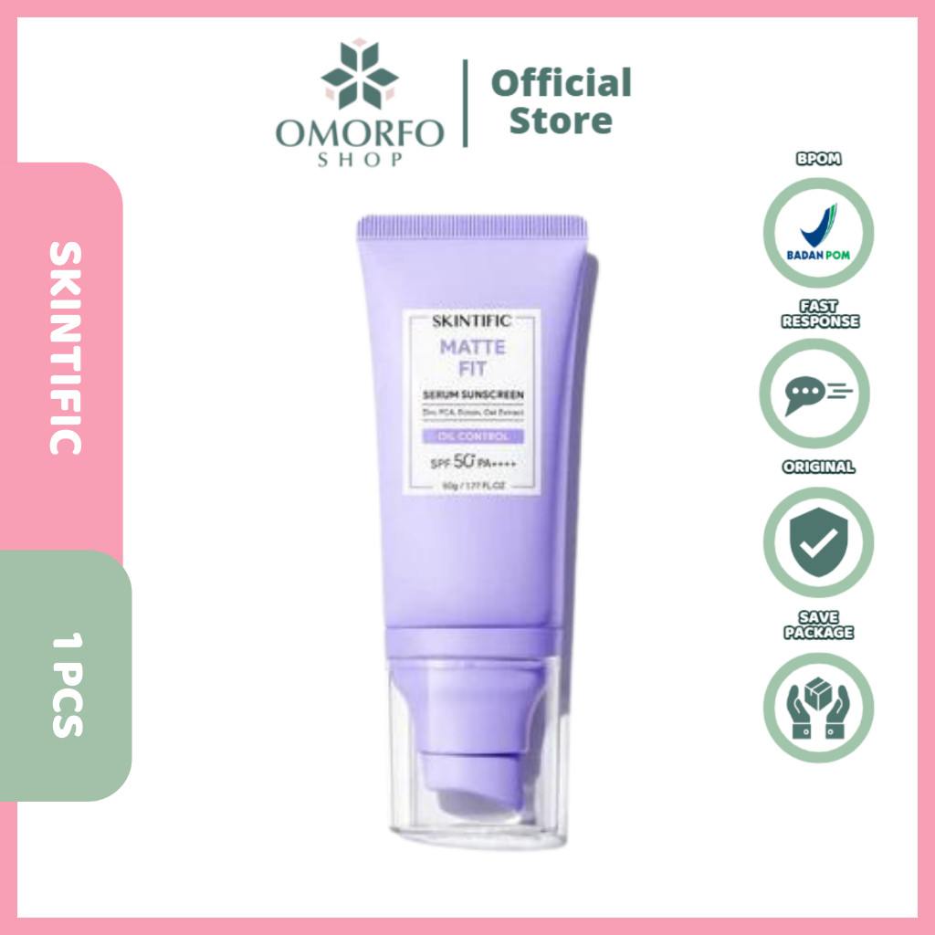 Jual [Omorfo] SKINTIFIC Matte Fit Serum Sunscreen SPF50+ PA ...