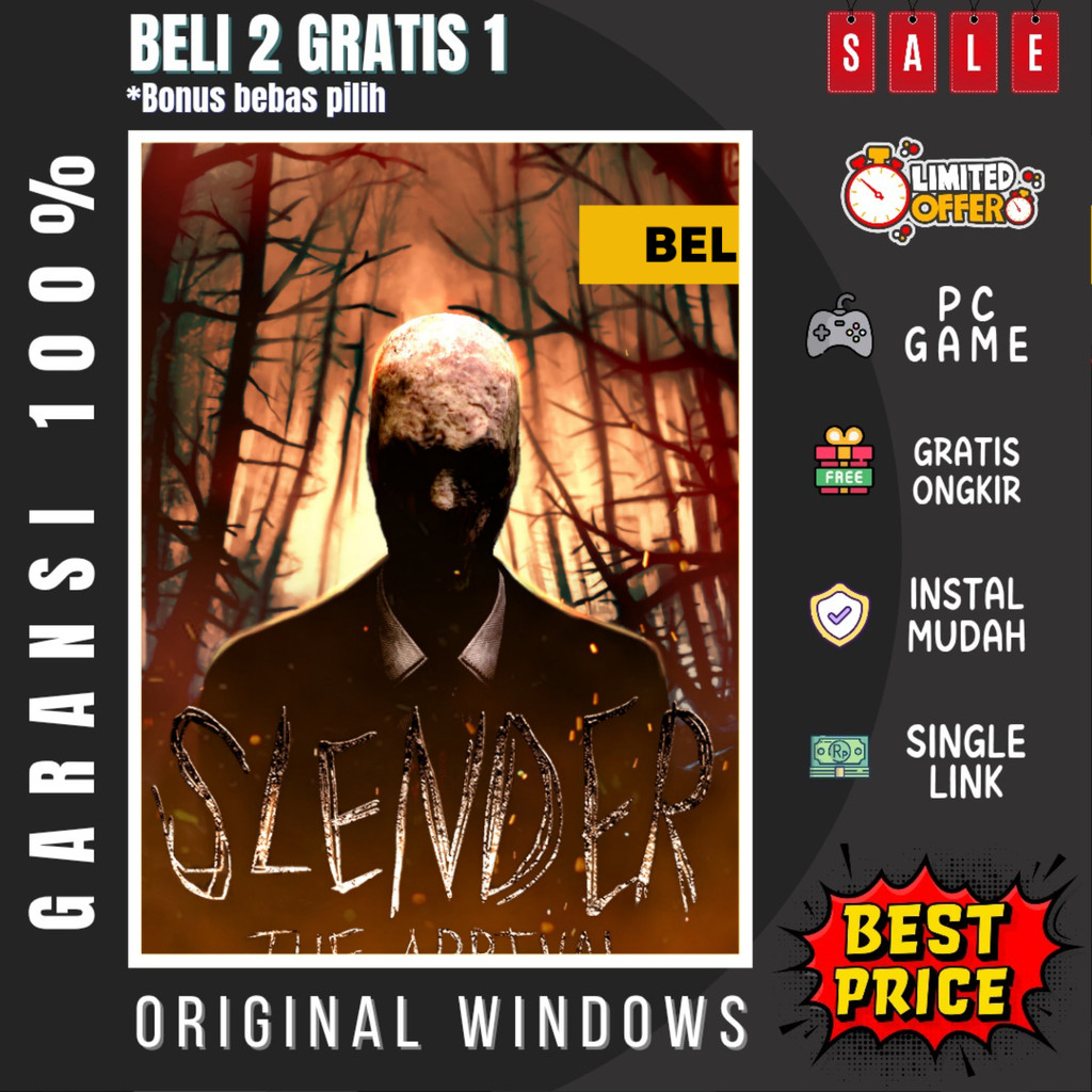 Jual SLENDER THE ARRIVAL - GAME PC - GAME LAPTOP - PC GAMES - BELI 2 GRATIS 1 - ORIGINAL WINDOWS ...
