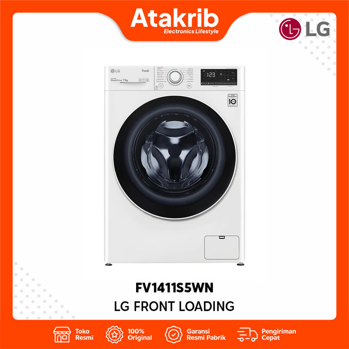Jual LG FRONT LOADING FV1411S5WN 11 Kg | Shopee Indonesia