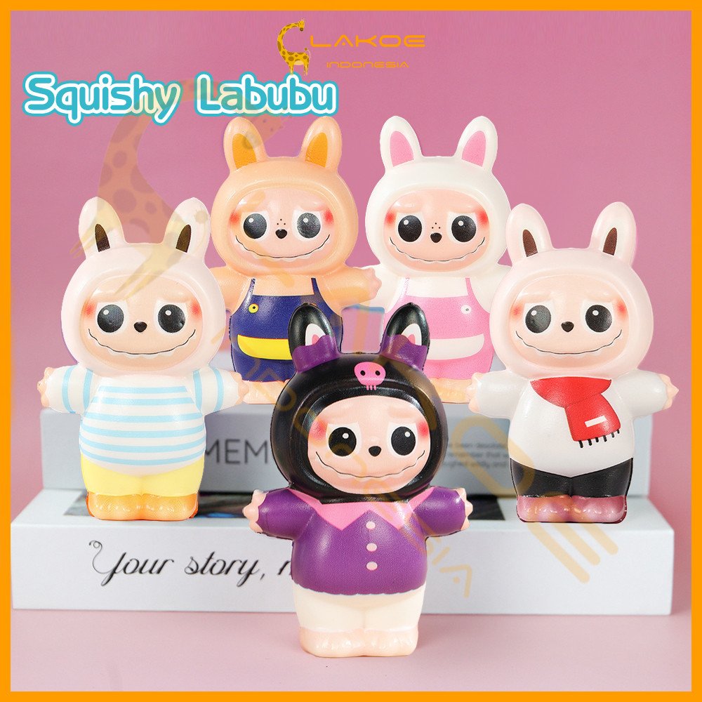Jual LAKOE Mainan Squishy Labubu Squishy Pencet Labubu Mainan Pencet ...
