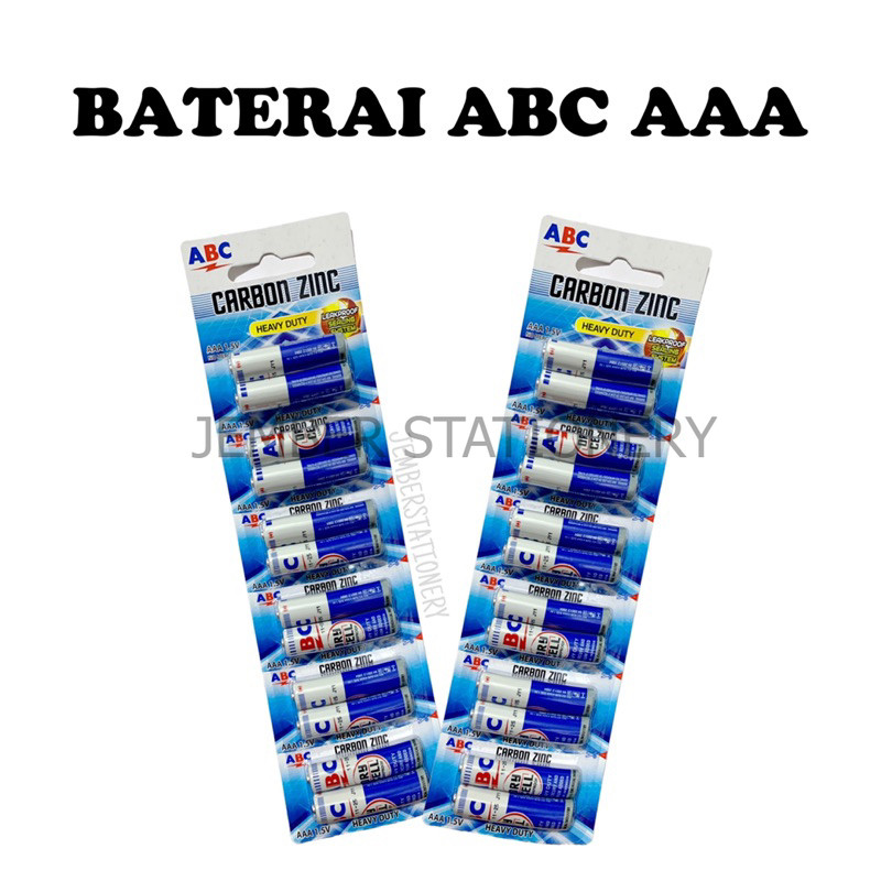 Jual (12pcs) Baterai ABC AAA 1.5V | Shopee Indonesia