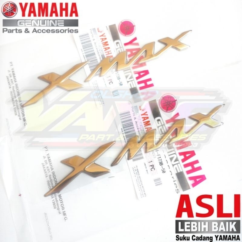 Jual Emblem 3D Xmax 250/300 Old Dan New Xmax 250/300 Connected GOLD ...