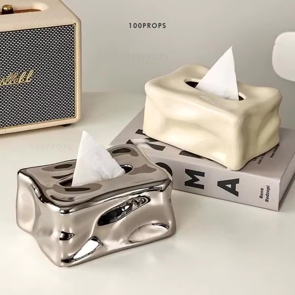 Jual Selena Tissue Holder - Ceramic Box Tempat Tisu Keramik Unik Modern ...